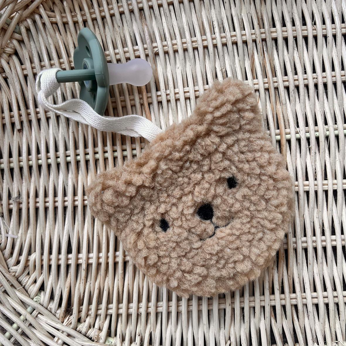 Alimrose Sherpa Paci Comforter Caramel Bear | Joy Street